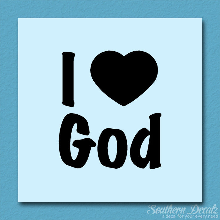 I Heart God Love – Southern Decalz