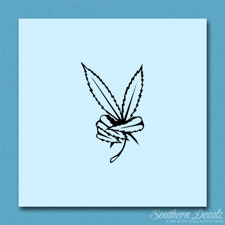 Marijuana Peace Sign – Southern Decalz